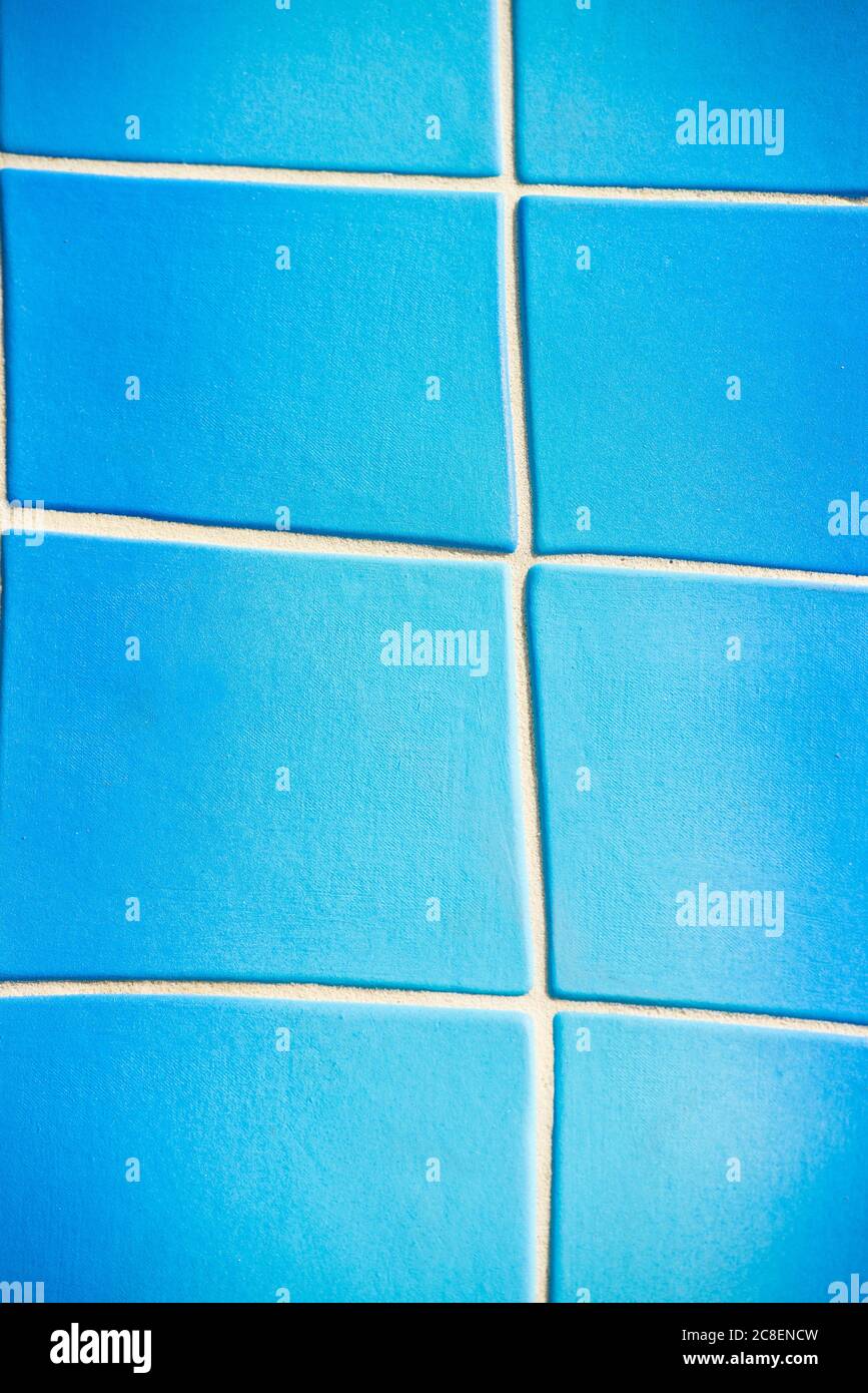 Beautiful colored and decorative mosaic of curved tiles, pattern and ...