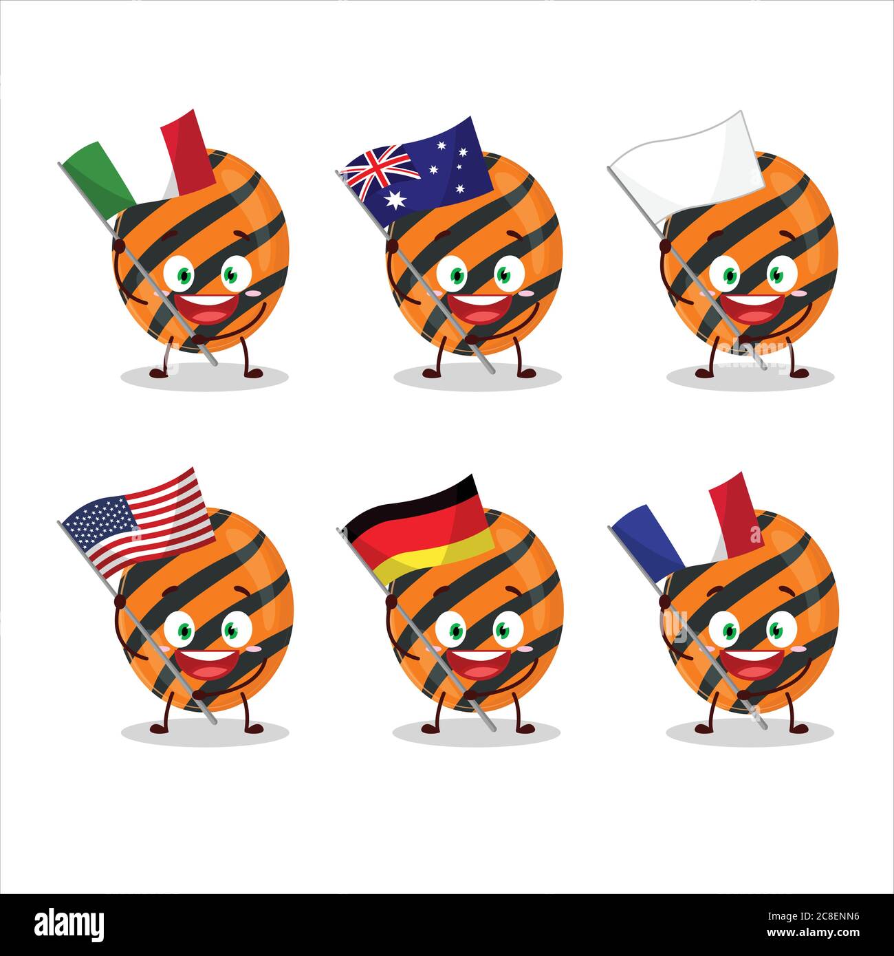 Children country flags Stock Vector Images - Alamy