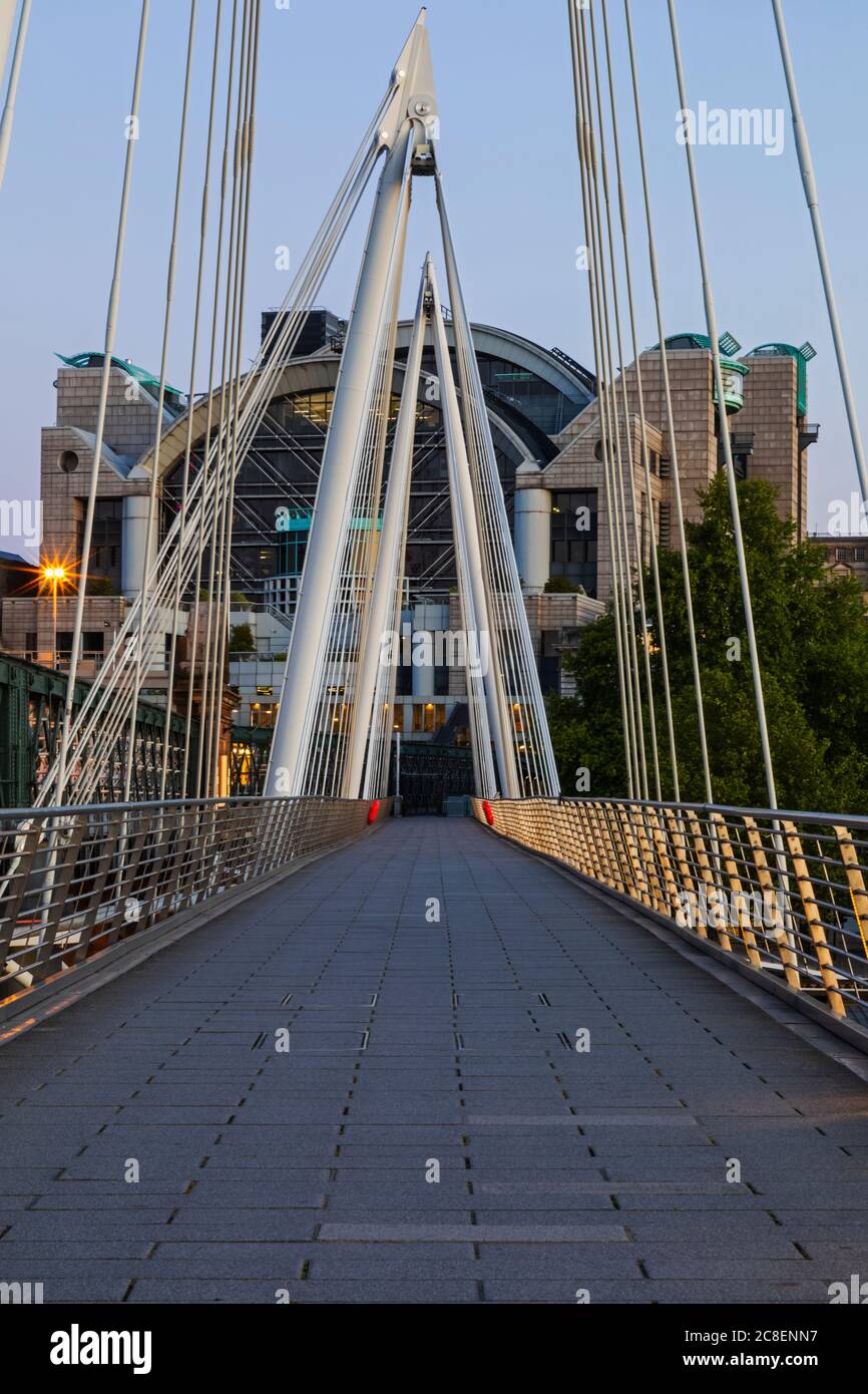 England, London, Westminster, Hungerford Bridge Stock Photo - Alamy