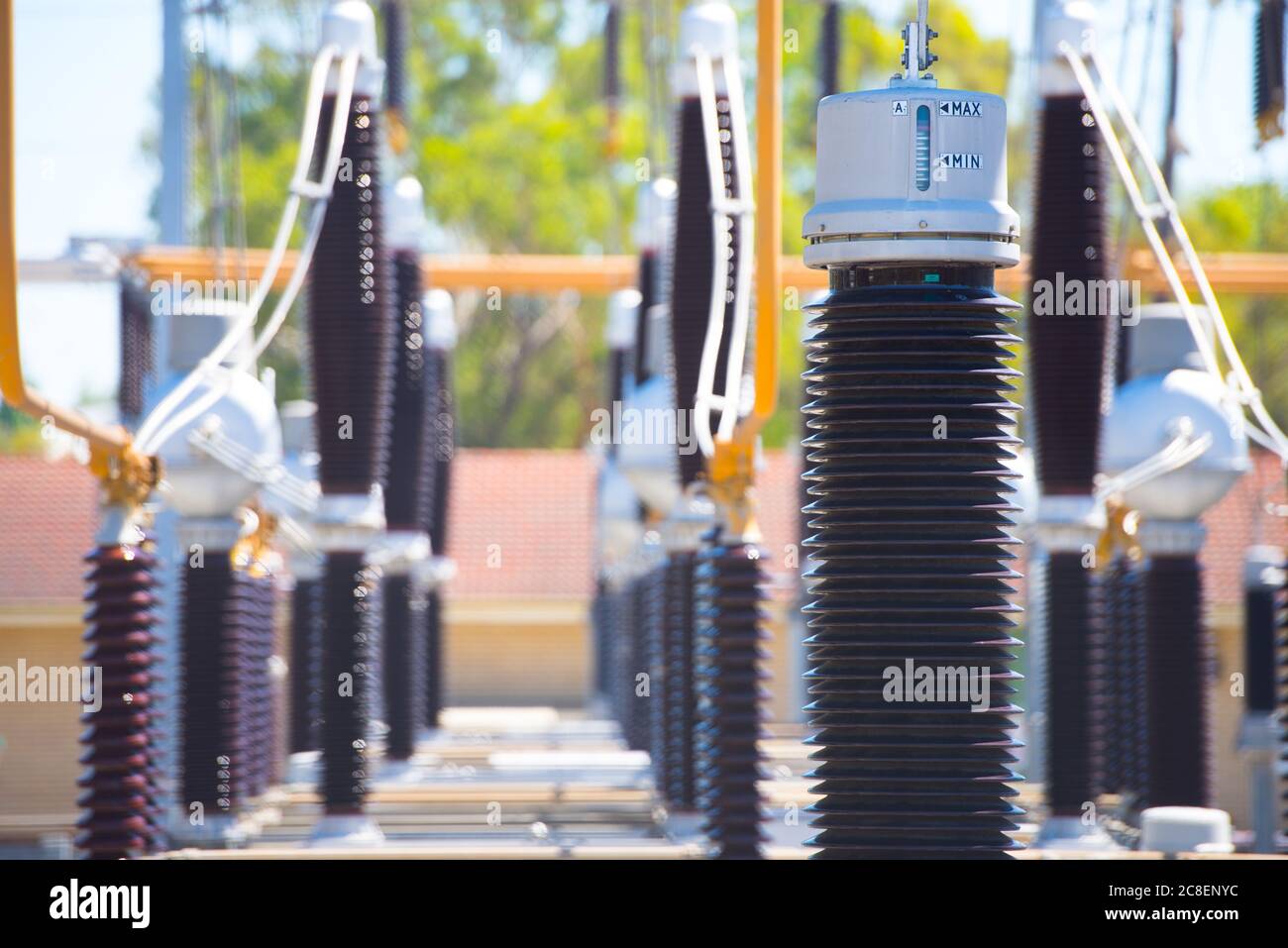 Power plant transformer station for generating electric energy supply ...