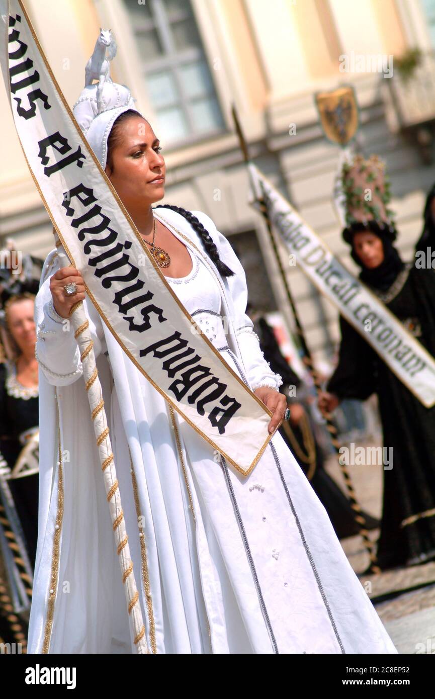 Asti, Piedmont, Italy -09/20/2015- Palio is a traditional festival of ...