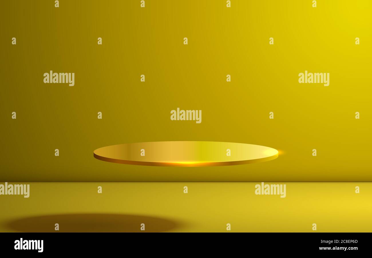 Yellow podium light in Stock Vector Images - Alamy