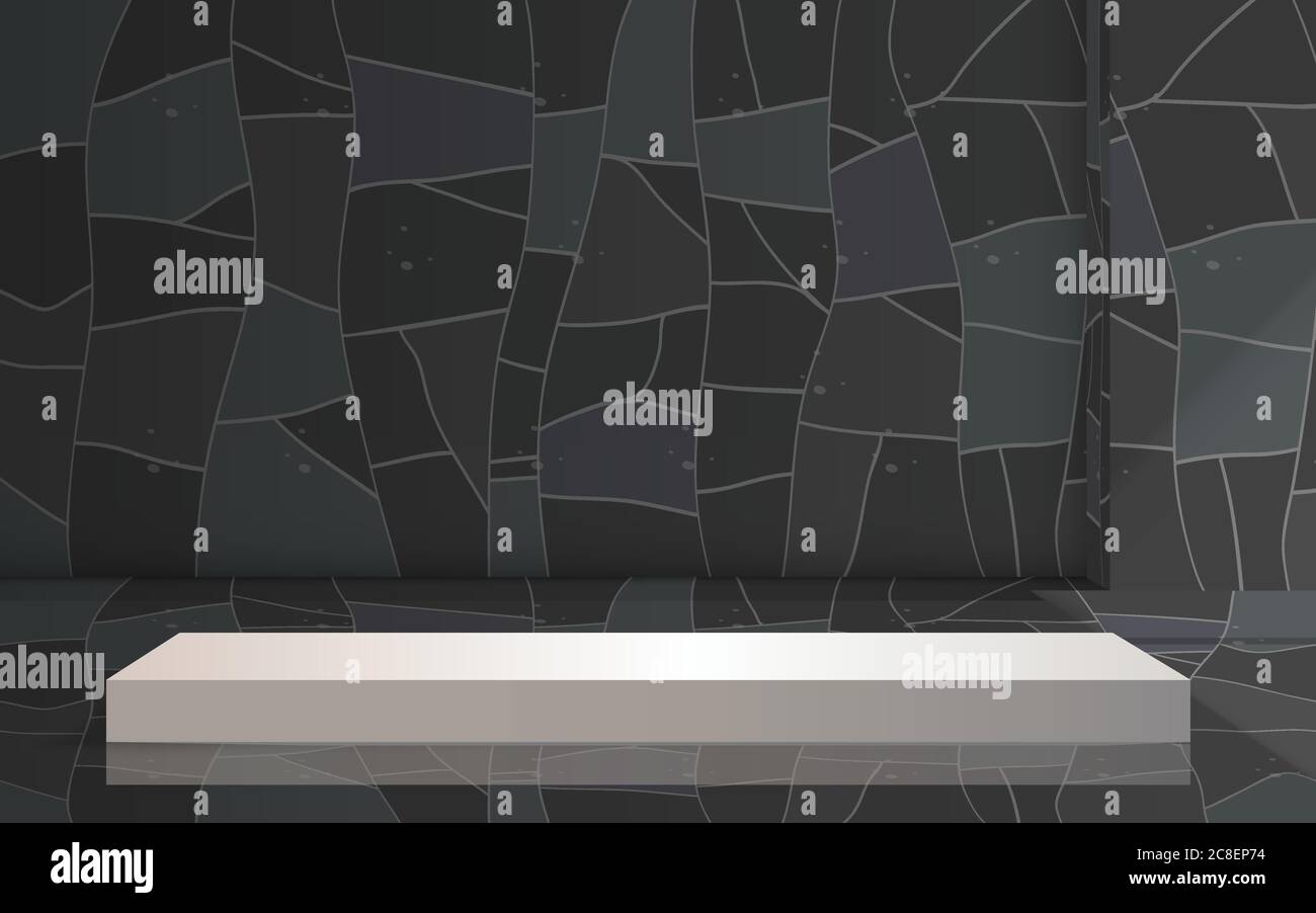 White marble brick wall Stock Vector Images - Alamy