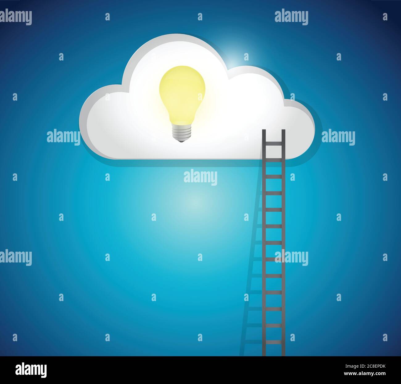 Great white cloud Stock Vector Images - Alamy
