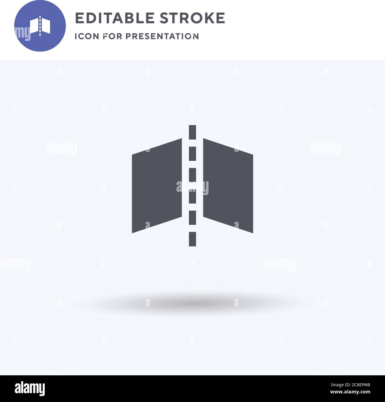 Flip icon vector, filled flat sign, solid pictogram isolated on white ...