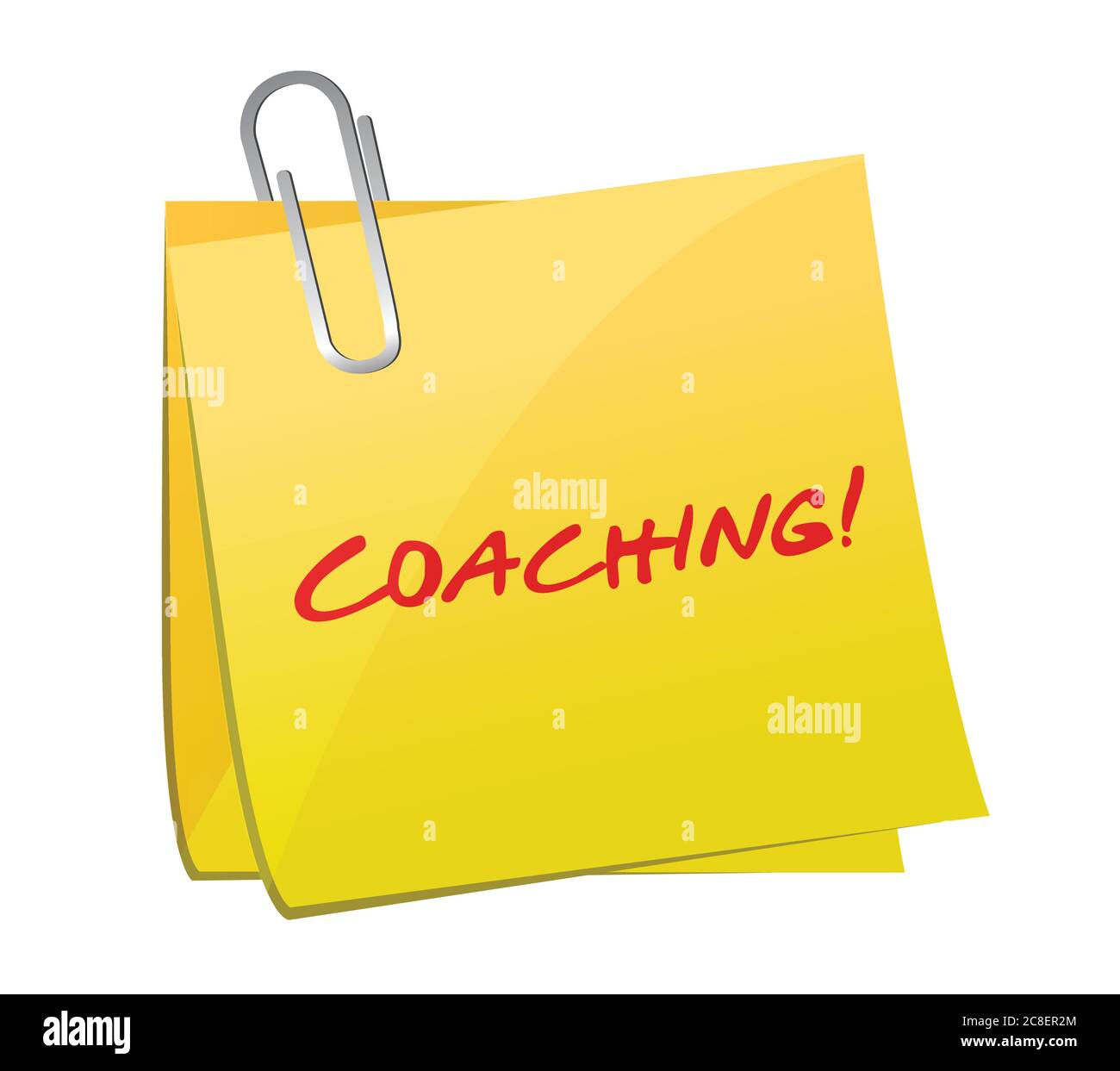 Coaching post illustration design over a white background Stock Vector ...