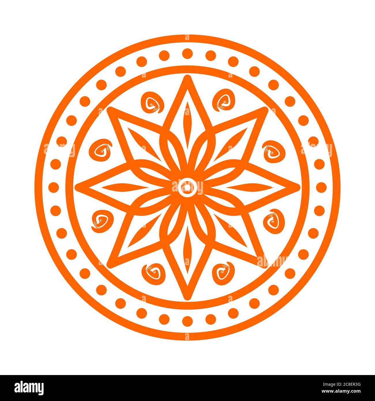 Arabesque Pattern Circular