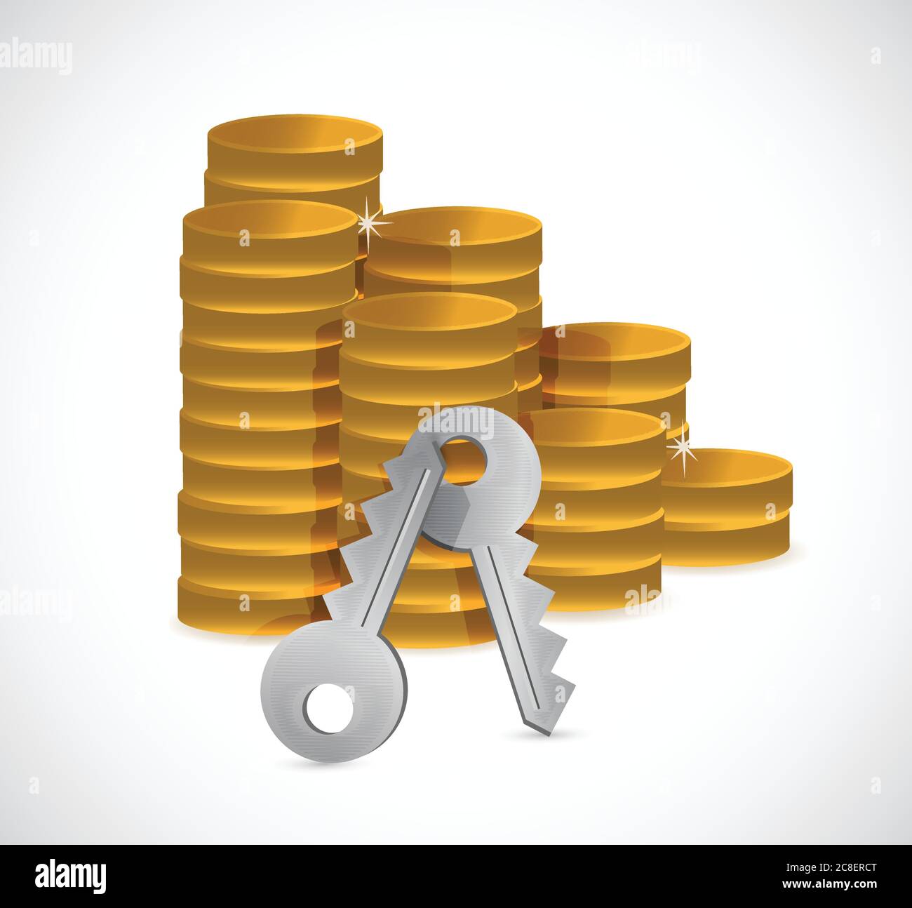 3d render illustration pile Stock Vector Images - Alamy