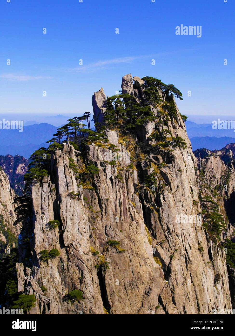 yellow mountain view in Anhui of China Stock Photo - Alamy