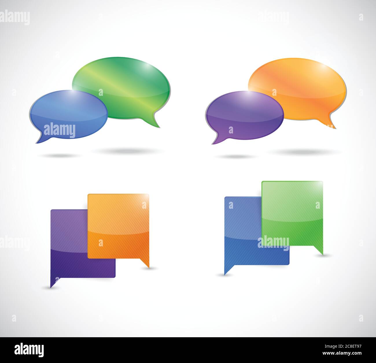Talking icon for messages hi-res stock photography and images - Alamy