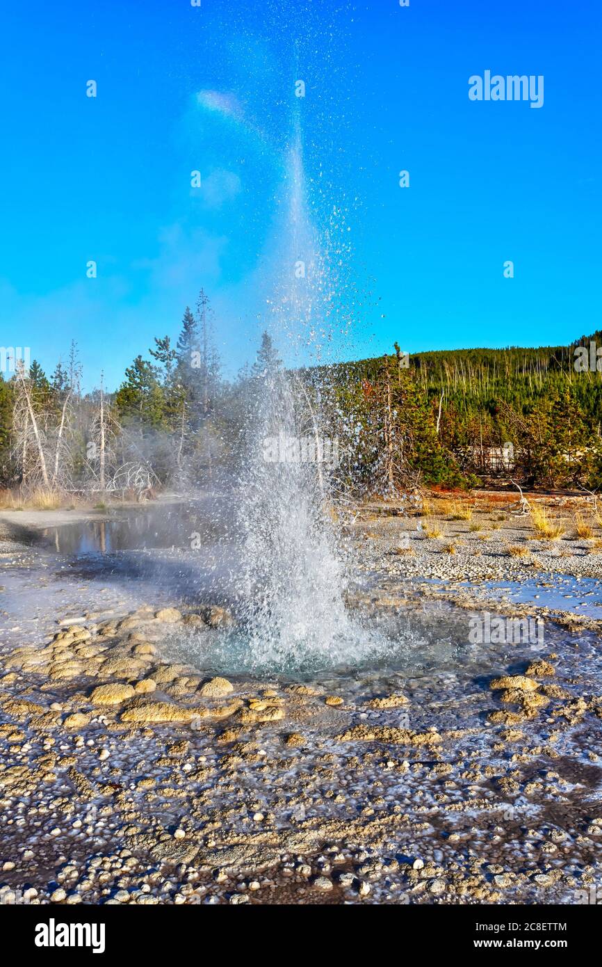 Geothermal yellowstone hi-res stock photography and images - Alamy