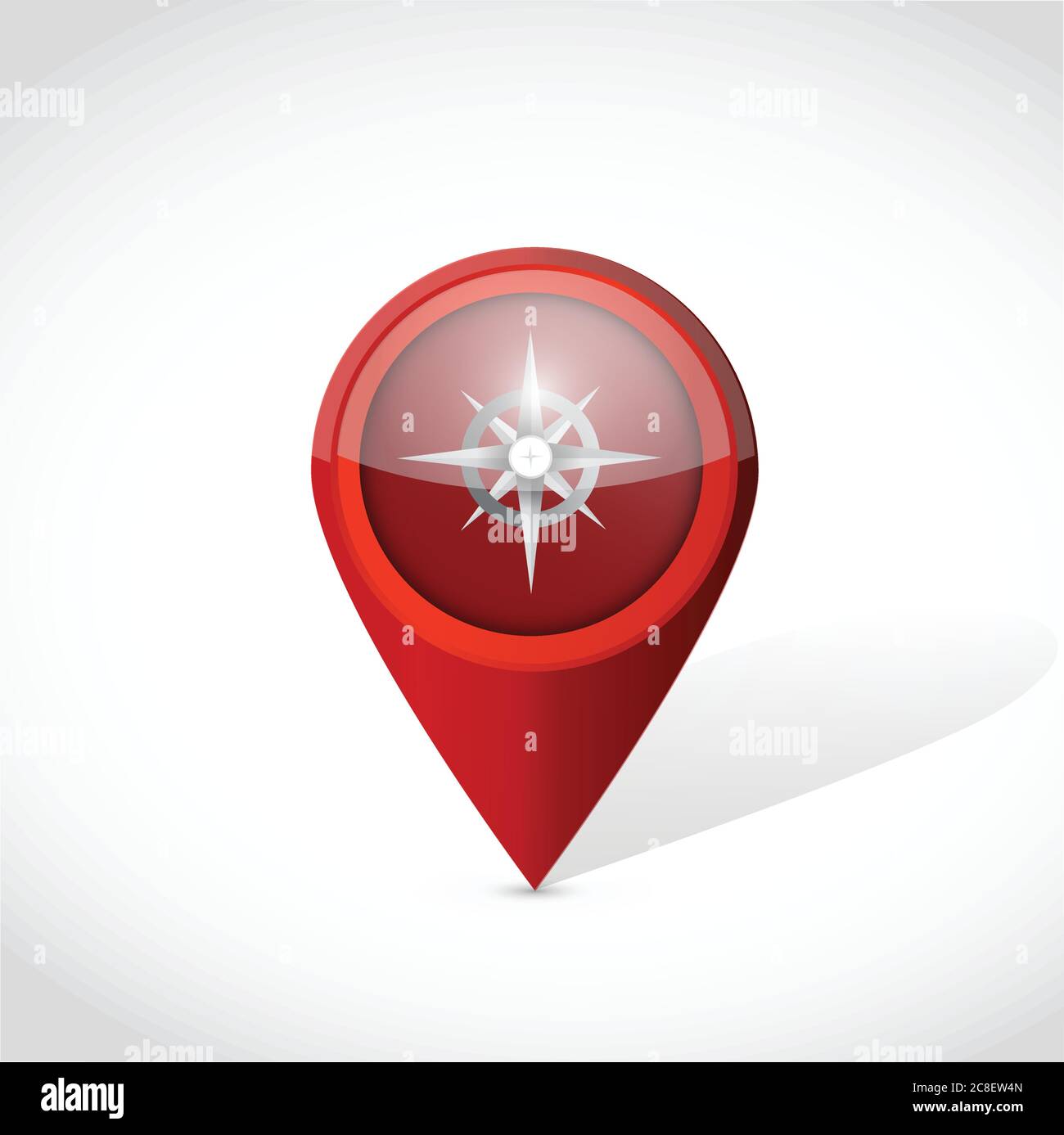 Navigating compass Stock Vector Images - Alamy