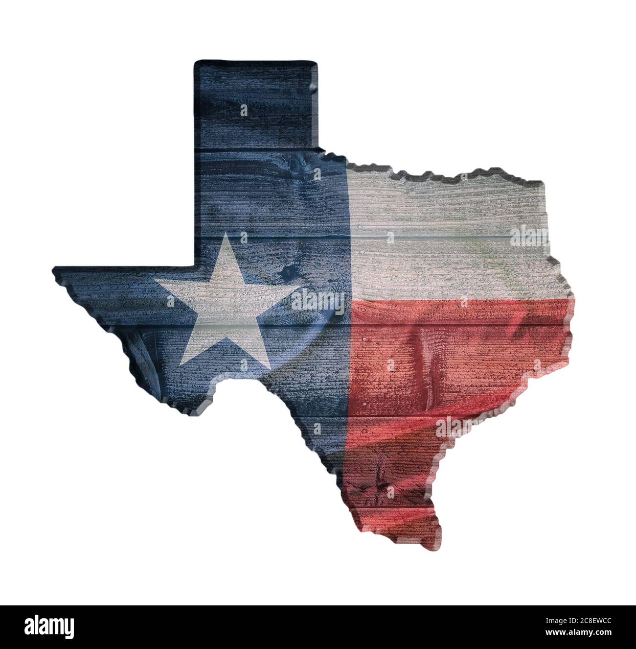 Wall texas map Cut Out Stock Images & Pictures - Alamy