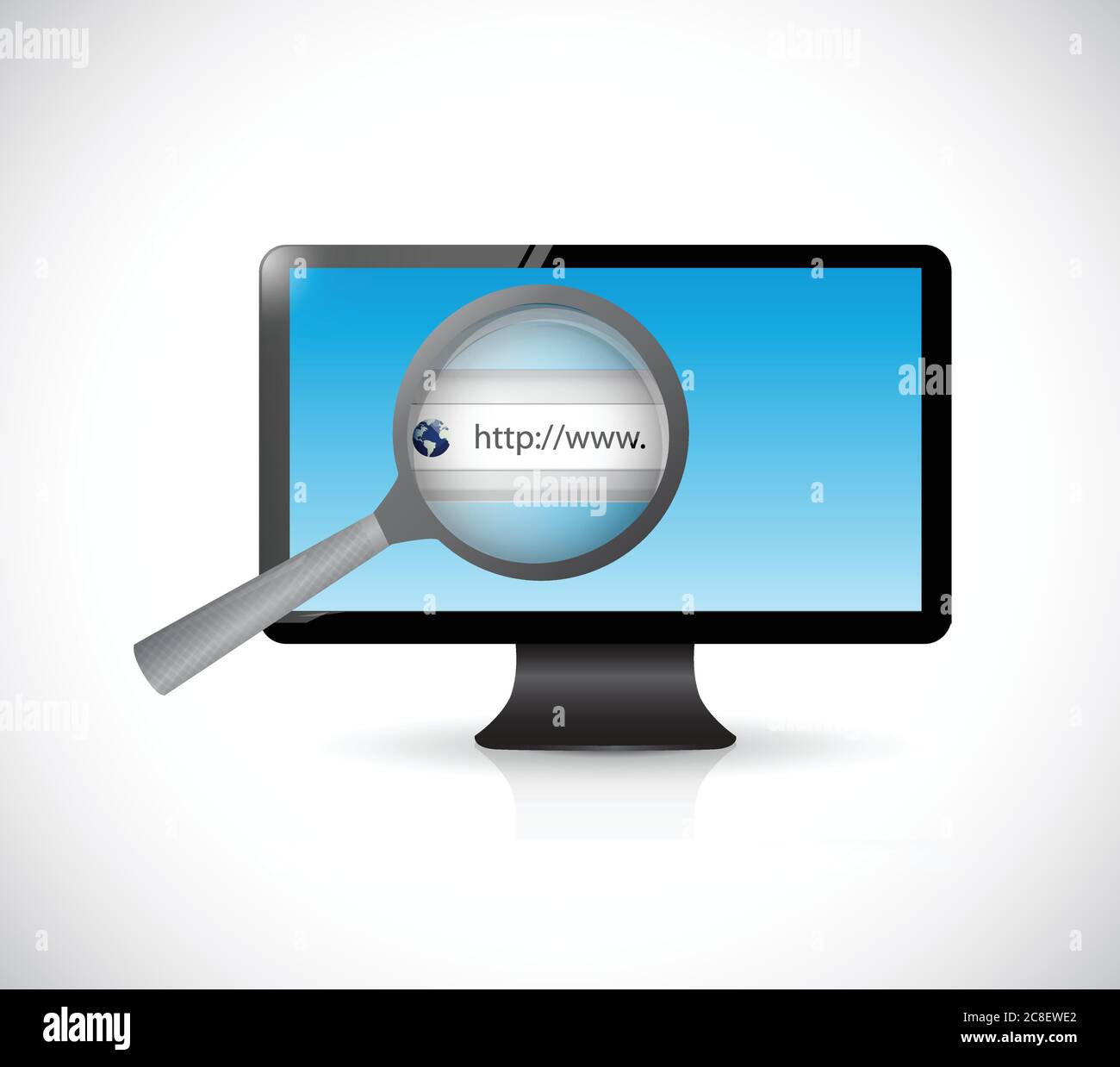 Computer screen search bar hi-res stock photography and images - Alamy