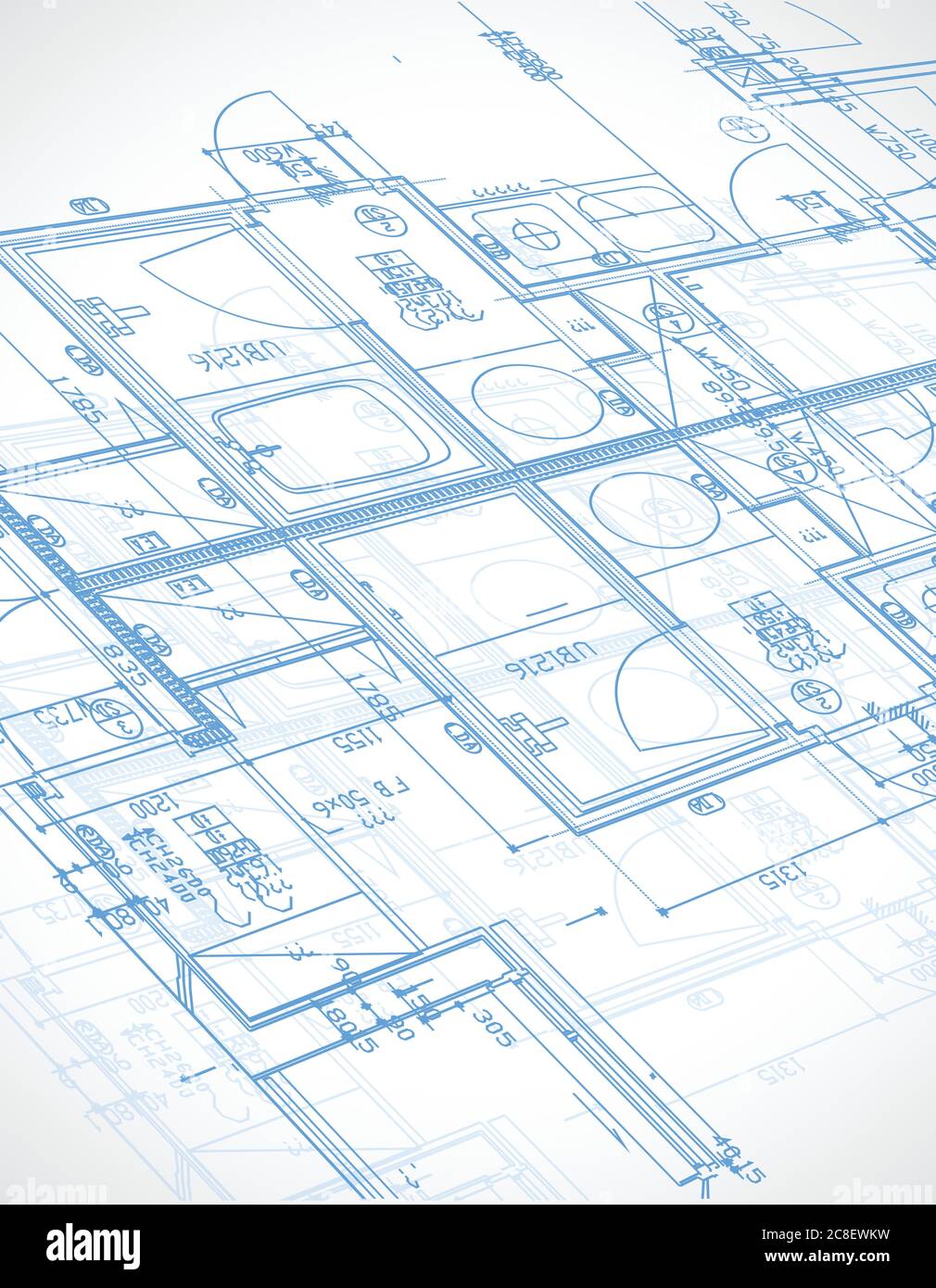 Blueprint illustration design over a white background Stock Vector ...