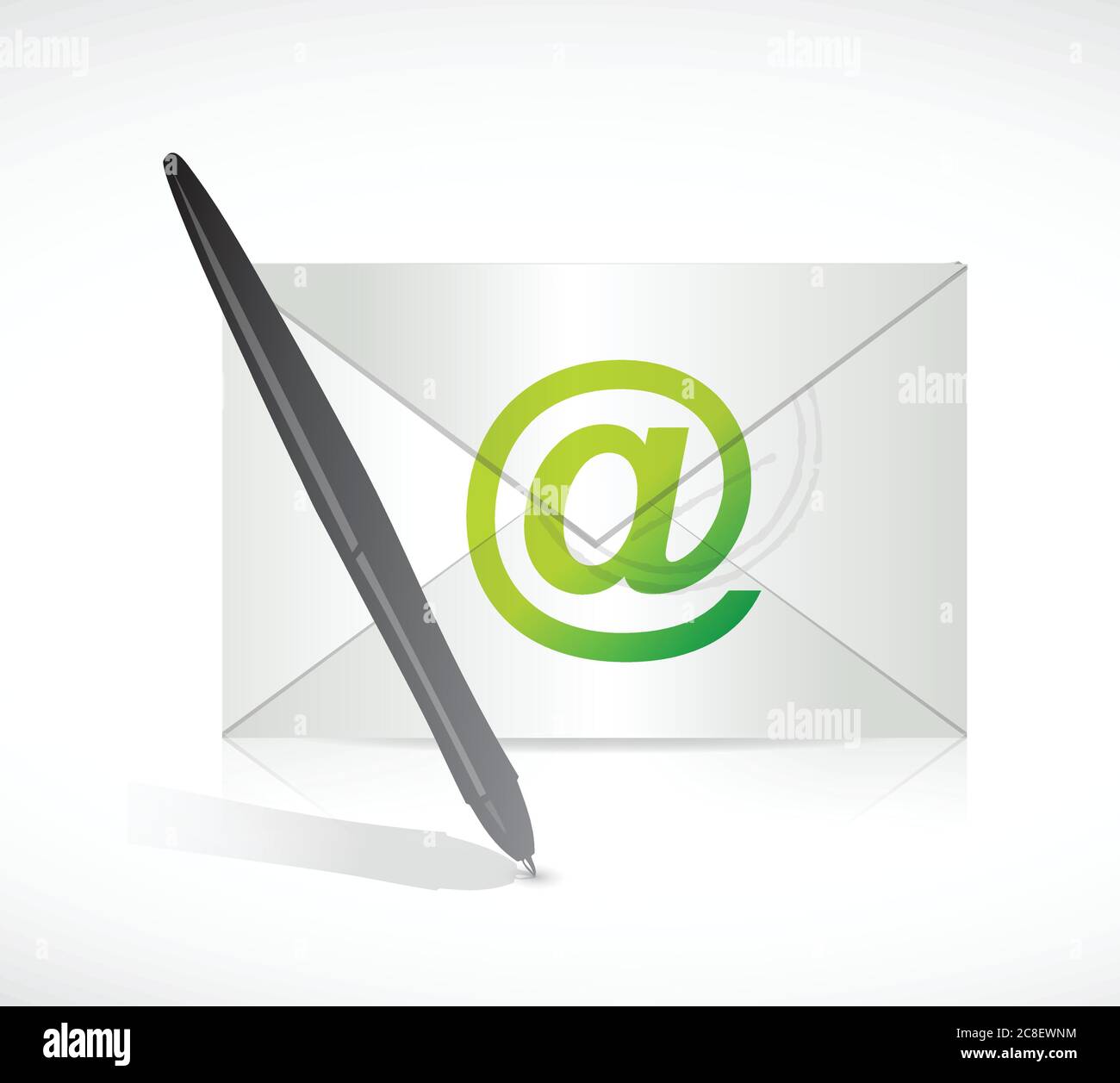 Email pen Stock Vector Images - Alamy