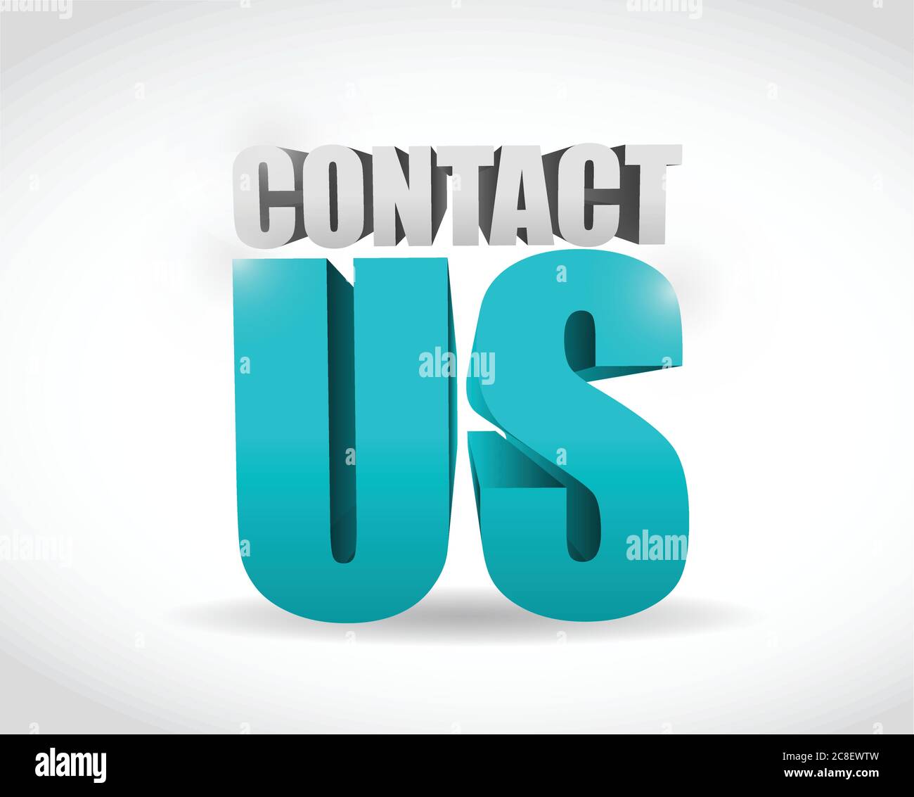 Contact us 3d text illustration design over white Stock Vector Image ... Contact us 3d text illustration design over white Stock Vector Image ...