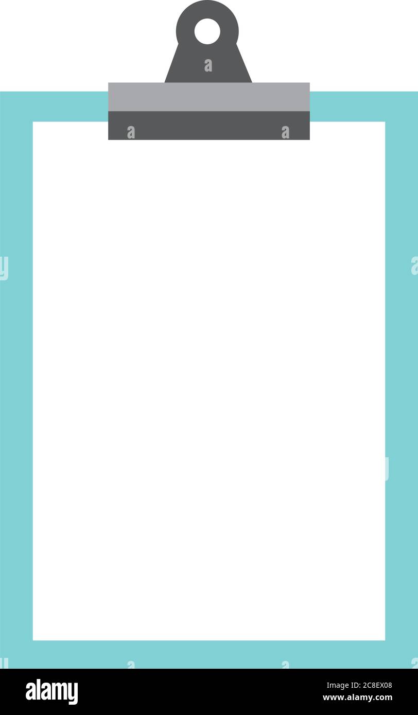 medical check list with document line and fill style vector ...