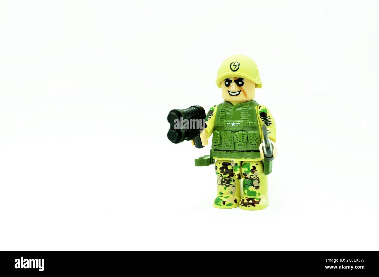 Army concept, Special Forces / SAS, represented by small toy soldiers ...