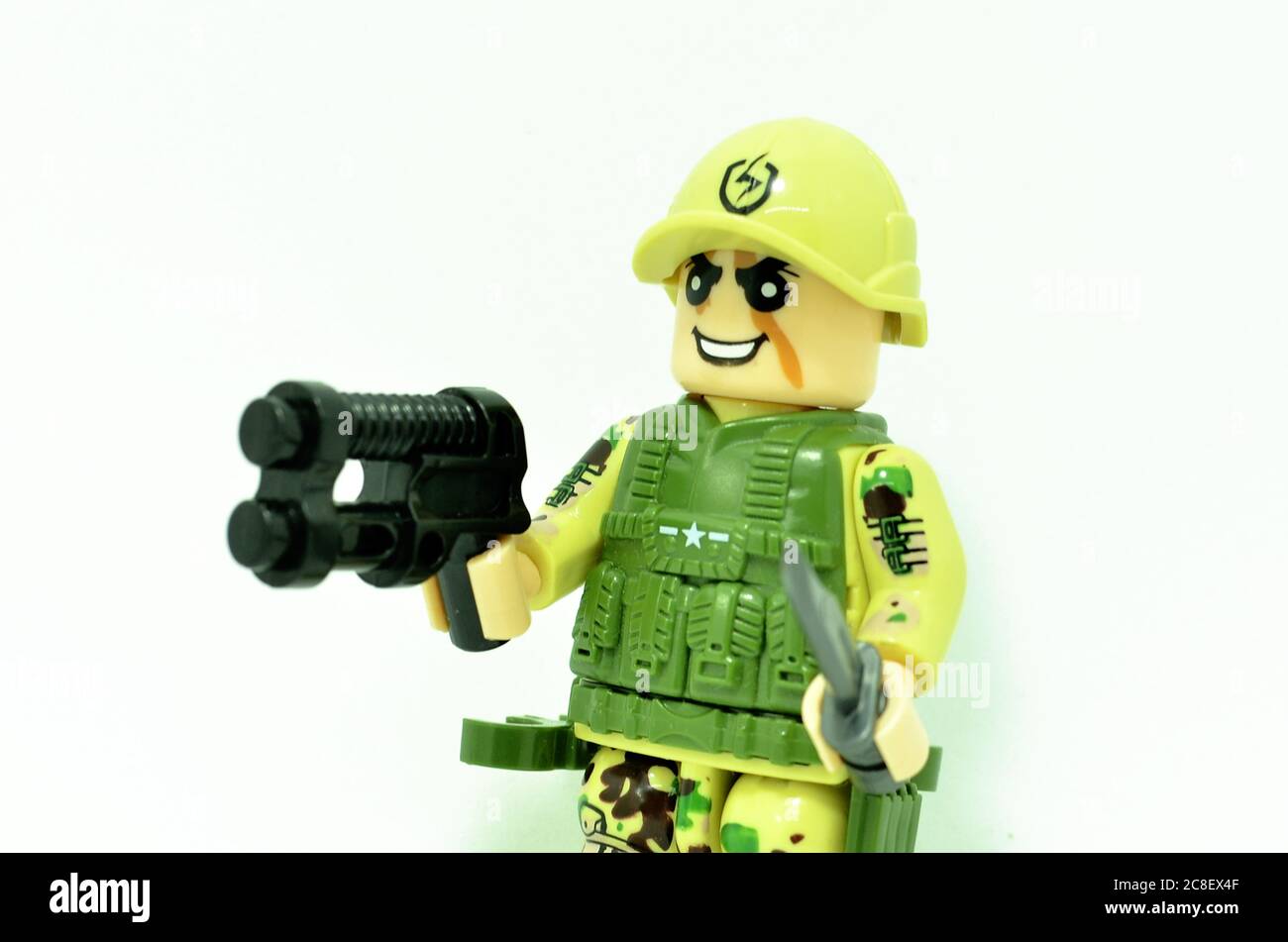 Army concept, Special Forces / SAS, represented by small toy soldiers ...