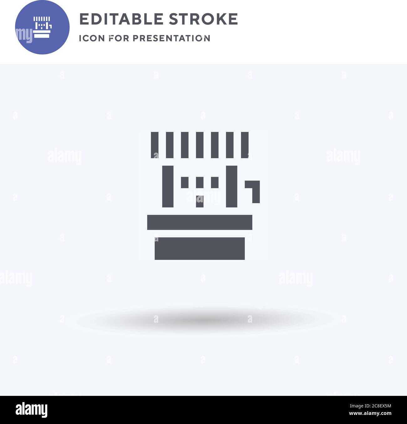 Water Well icon vector, filled flat sign, solid pictogram isolated on ...