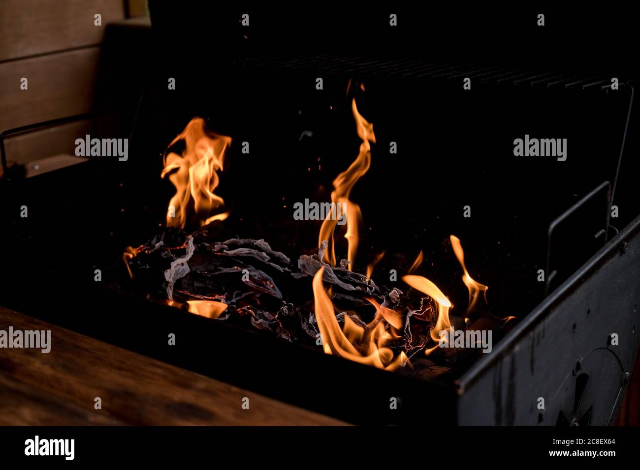 Empty Grill High Resolution Stock Photography and Images - Alamy