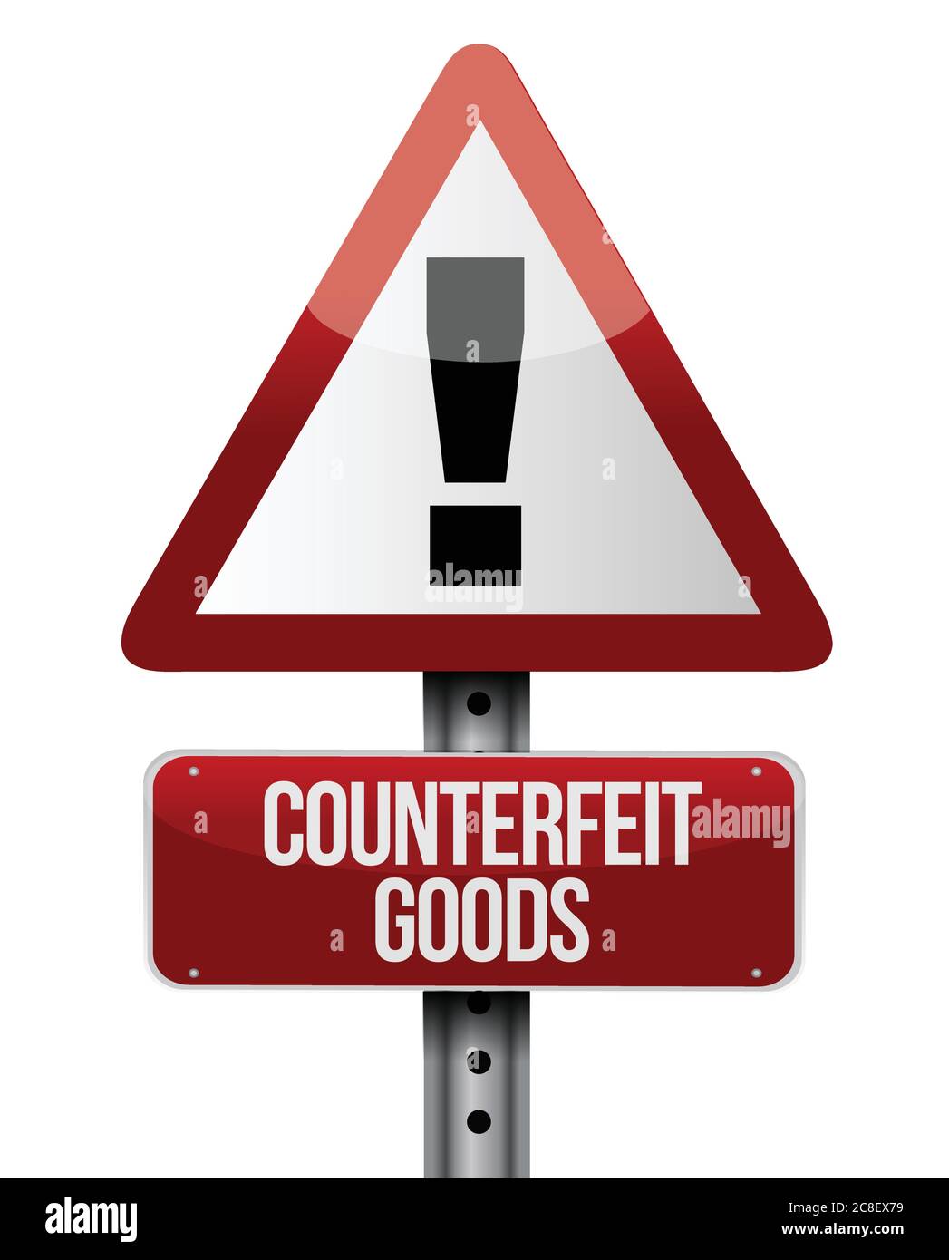 Counterfeit consumer goods Stock Vector Images - Alamy