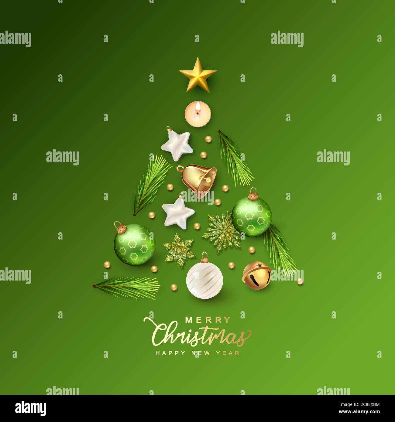 View new year tree Stock Vector Images - Alamy