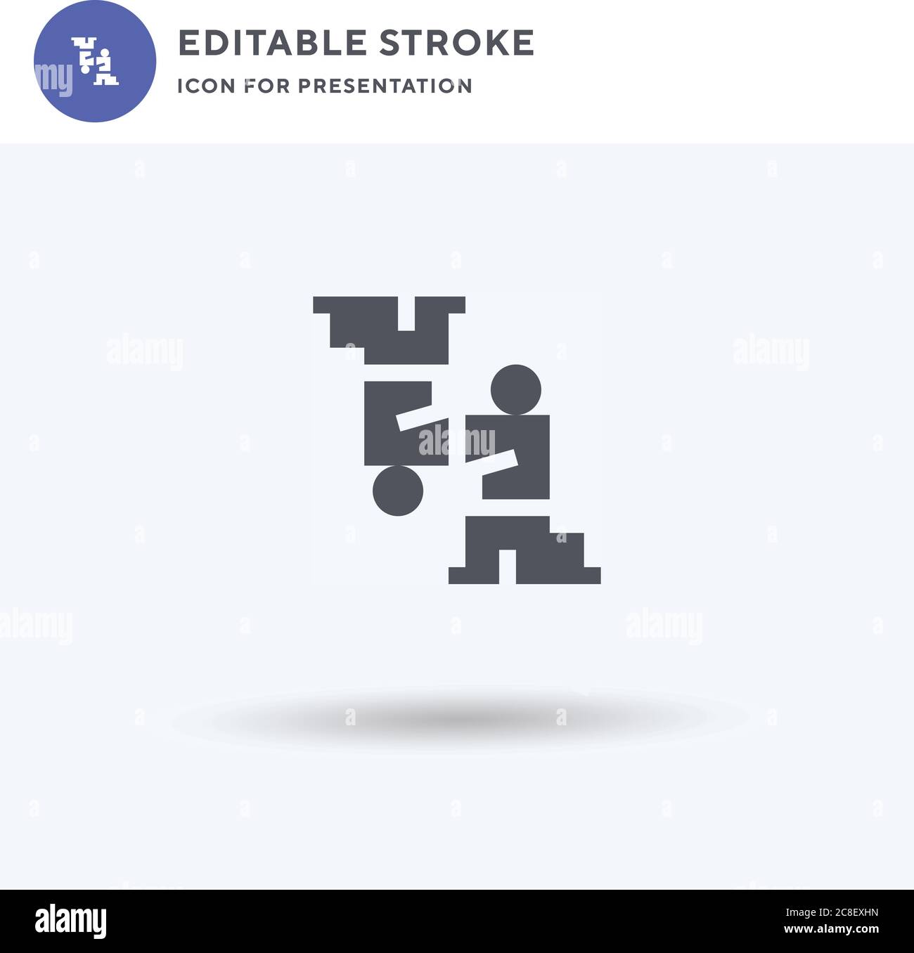 Aikido icon vector, filled flat sign, solid pictogram isolated on white ...
