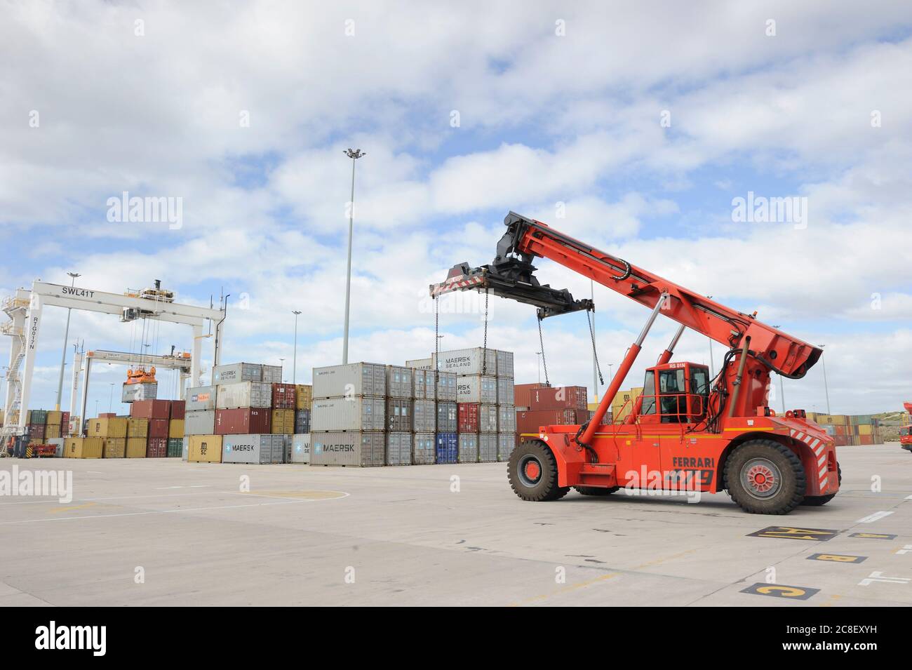 Container Loader High Resolution Stock Photography and Images - Alamy