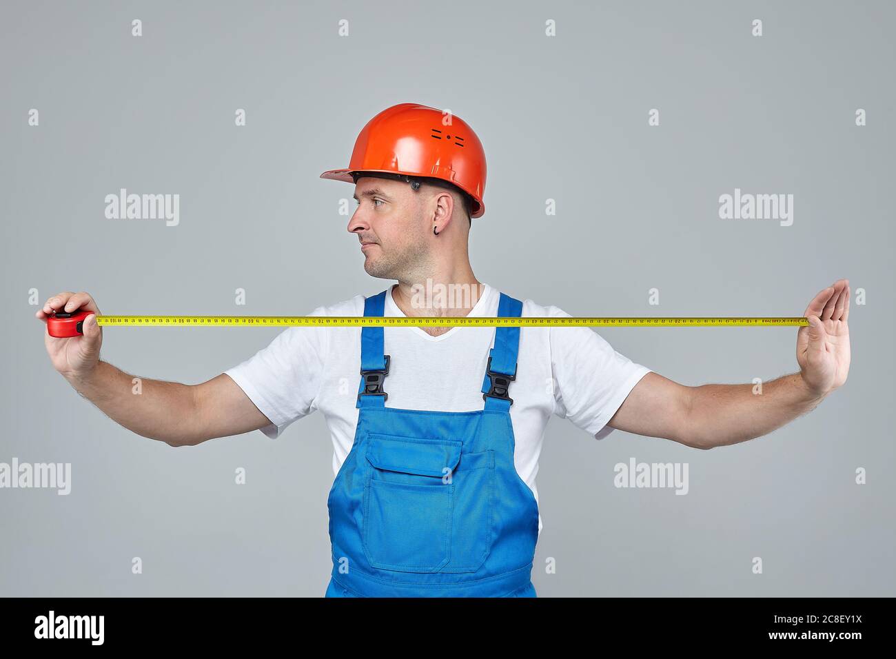 Plumber tape measure hi-res stock photography and images - Alamy