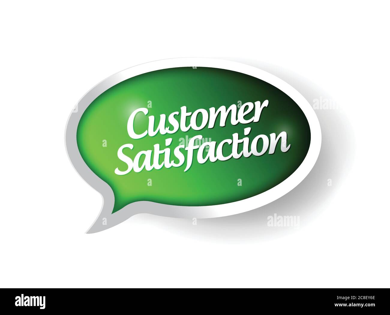 3d illustration customer satisfaction survey Stock Vector Images - Alamy
