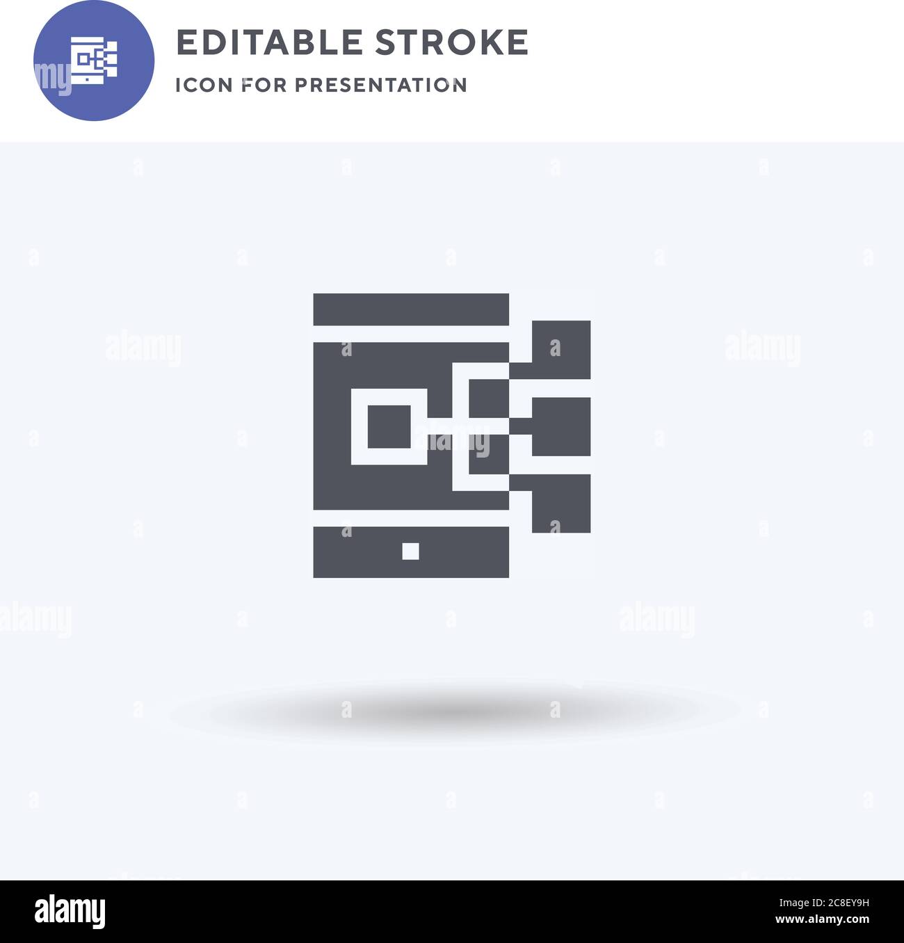 Device icon vector, filled flat sign, solid pictogram isolated on white ...