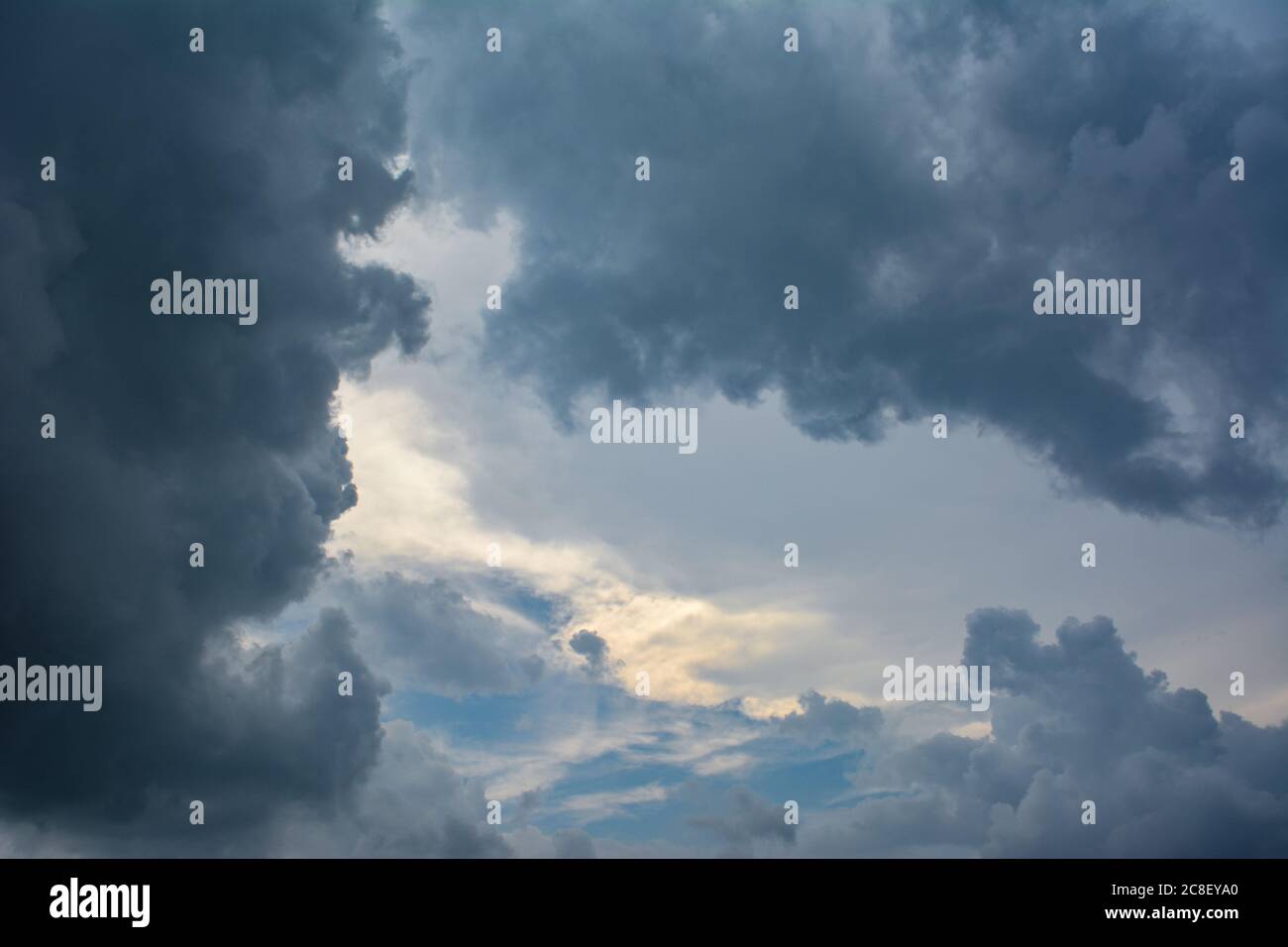 Dark storm clouds before rain Stock Photo - Alamy