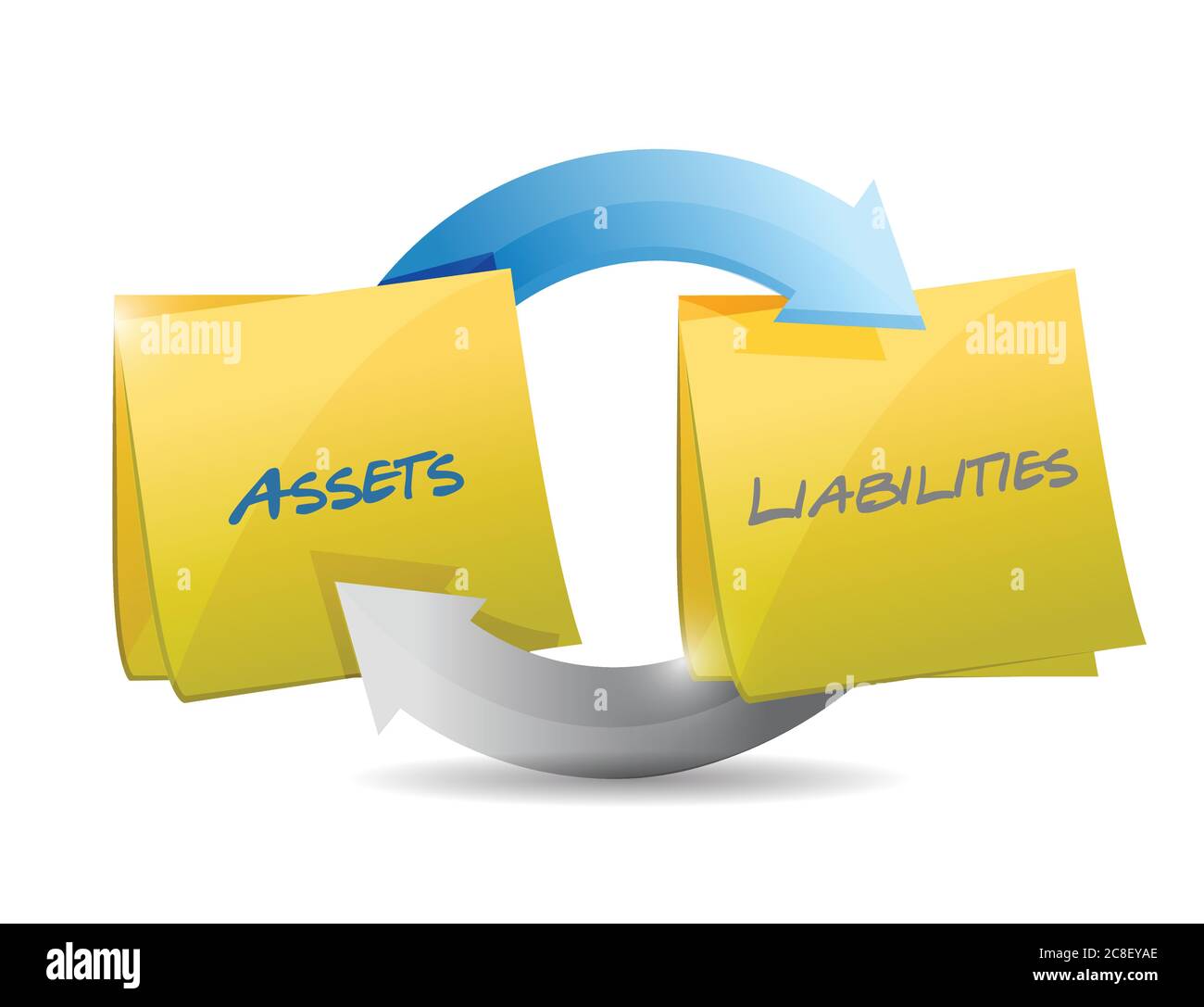 Assets liabilities Stock Vector Images - Alamy