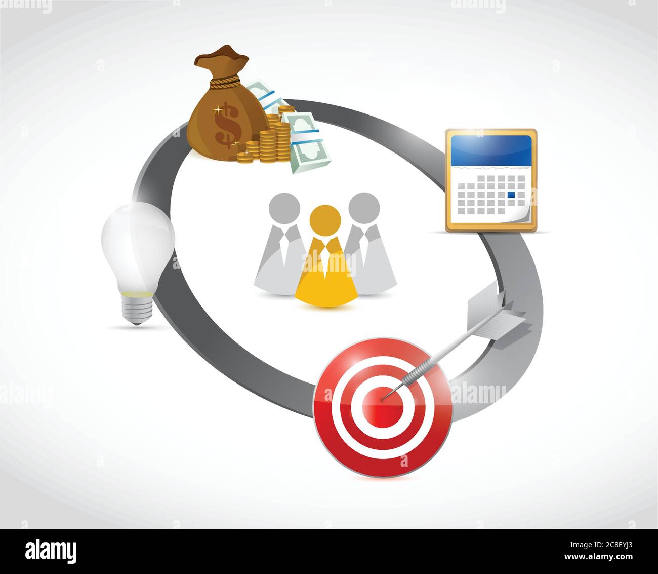 Business on the move Stock Vector Images - Alamy