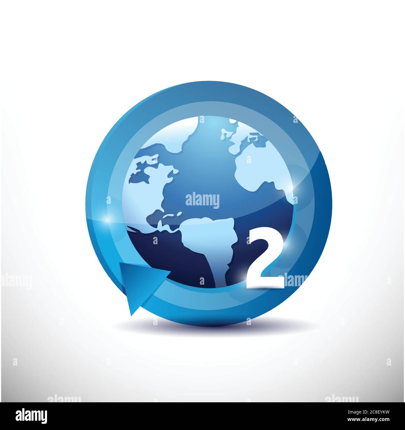 Planet earth o2 Stock Vector Images - Alamy