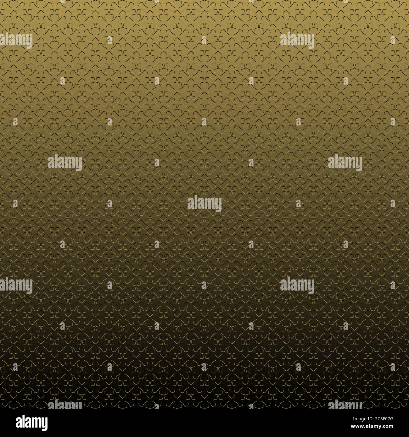 Gold pattern illustration, bas-relief effect with repeated geometric ...