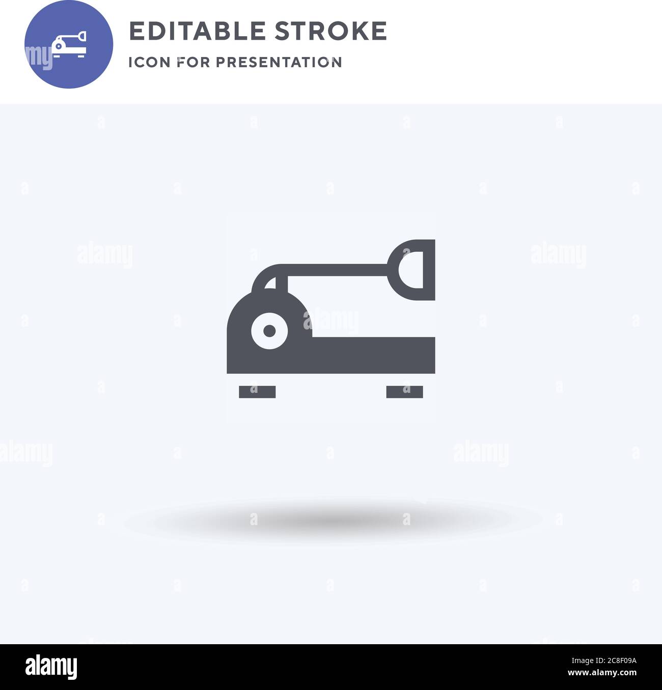 Rowing Machine icon vector, filled flat sign, solid pictogram isolated ...