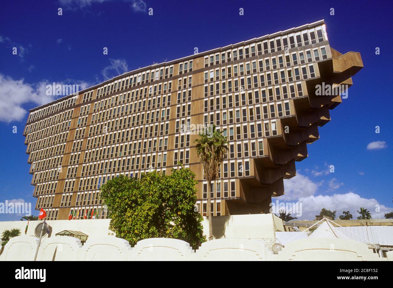 Grand Hotel du Lac, Tunis, Tunisia, , designed in Brutalist style by ...