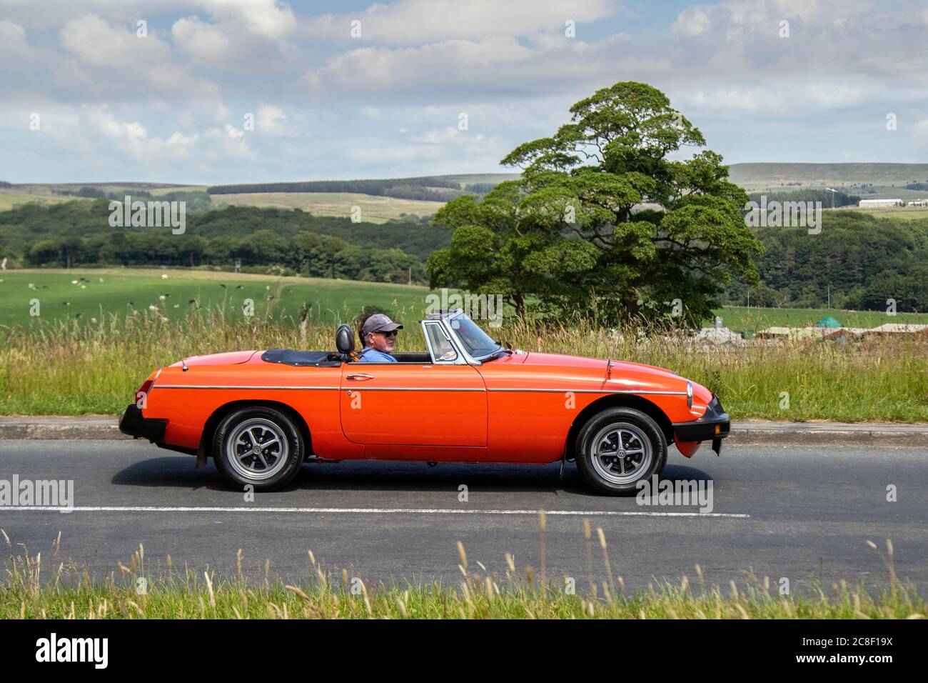 1970s family car motorway hi-res stock photography and images - Alamy