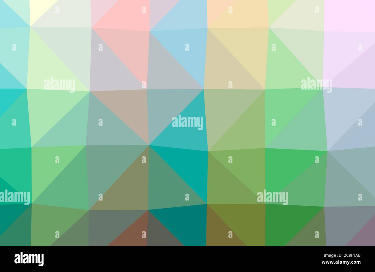 Illustration of abstract Green horizontal low poly background ...