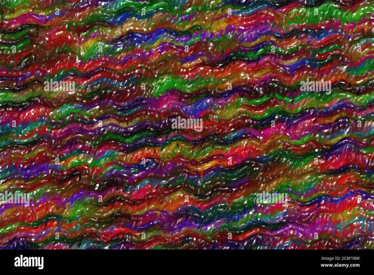 Brown waves Abstract Color Pencil abstract paint background Stock Photo ...