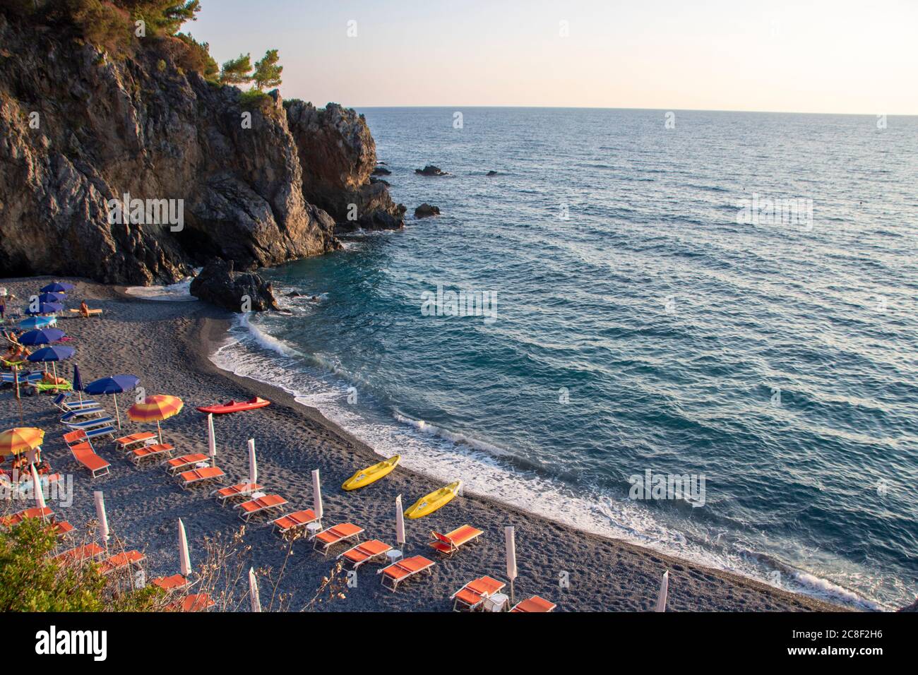 Beautiful beach of Marina or Santa Teresa at Maratea in Basilicata ...