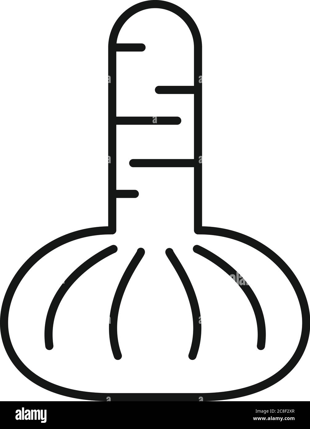 Spa massage tool icon. Outline spa massage tool vector icon for web ...