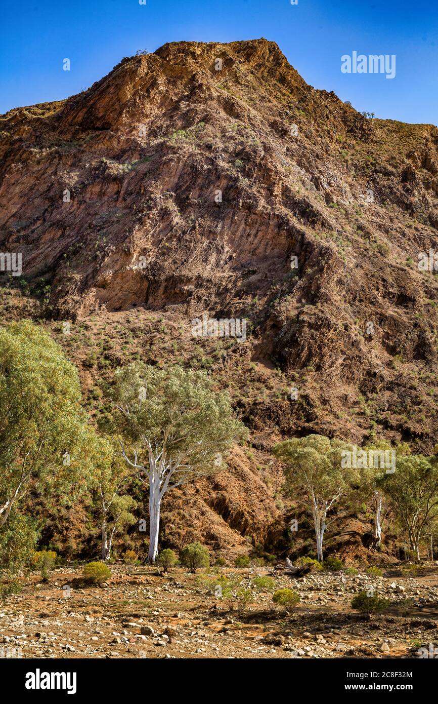 Landscape in the Flinders Ranges National Park, Australia Stock Photo ...