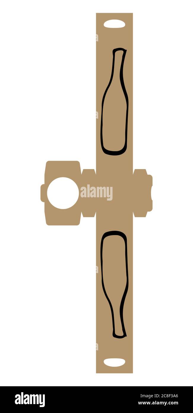 Doodle outline wine champagne Cut Out Stock Images & Pictures - Alamy