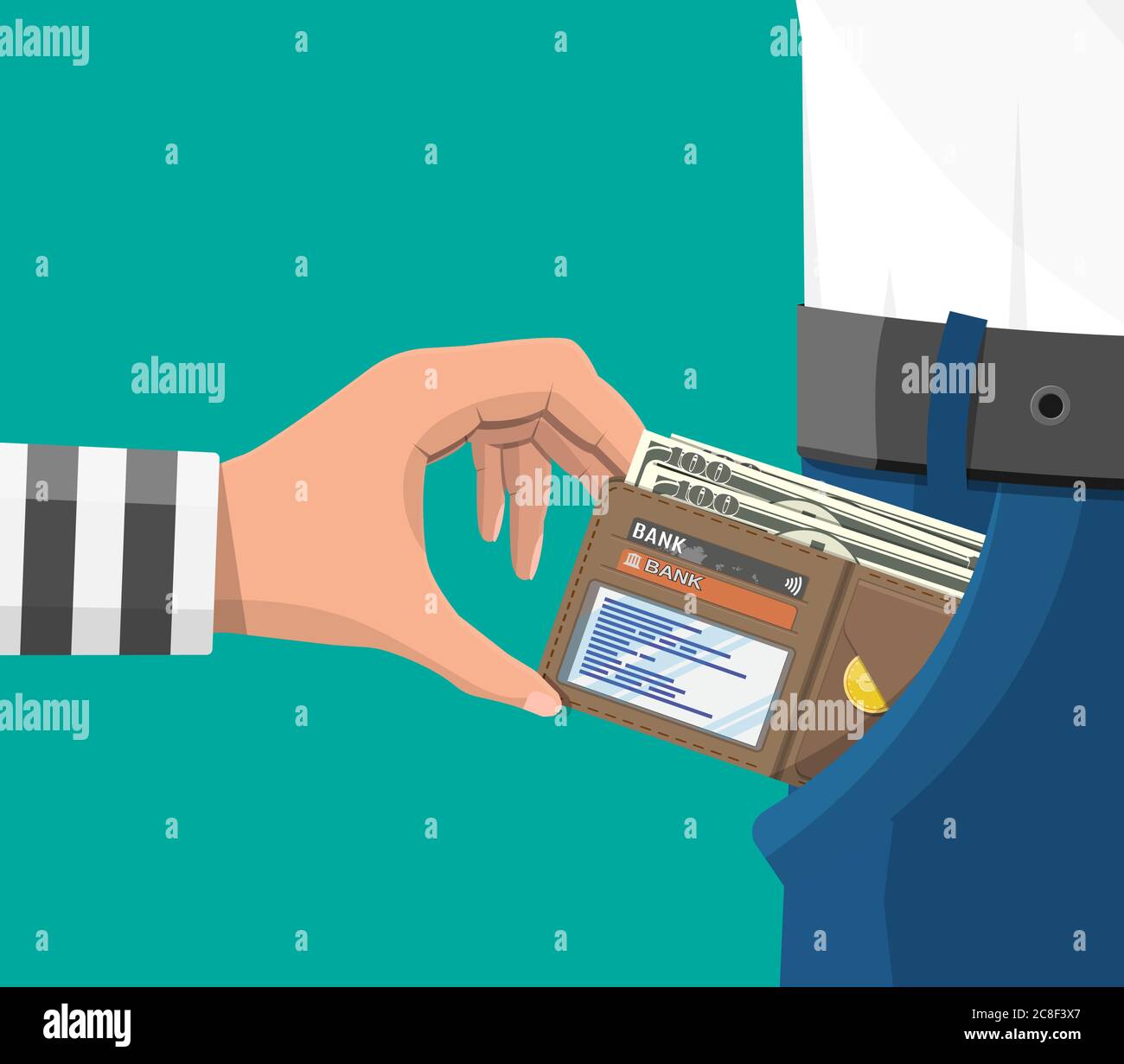 Pickpocket suit Stock Vector Images - Alamy