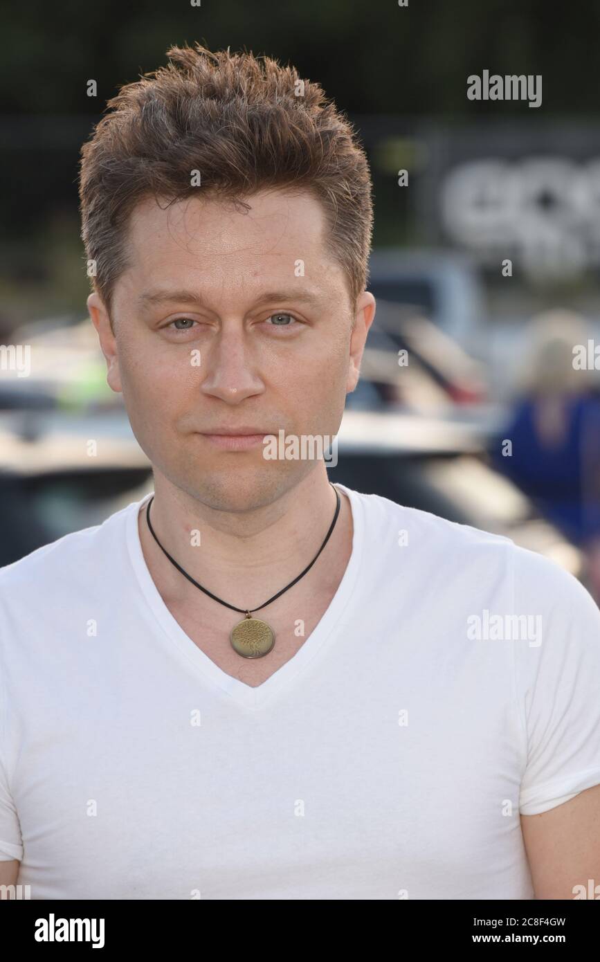Munich, Germany. 23rd July, 2020. The actor Adrian Topol before the ...