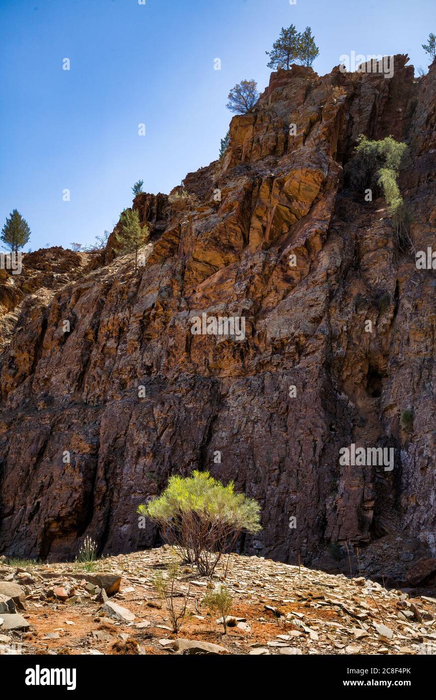 Parachilna Gorge, Flinders Ranges National Park, Australia Stock Photo ...